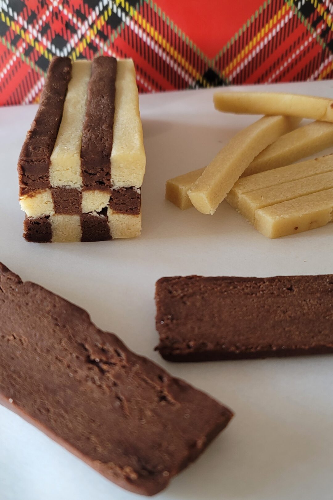 Chocolate and Vanilla Pinwheel Cookies - Plated for Two