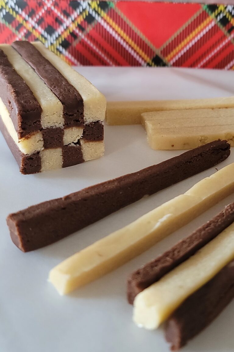Chocolate and Vanilla Pinwheel Cookies - Plated for Two