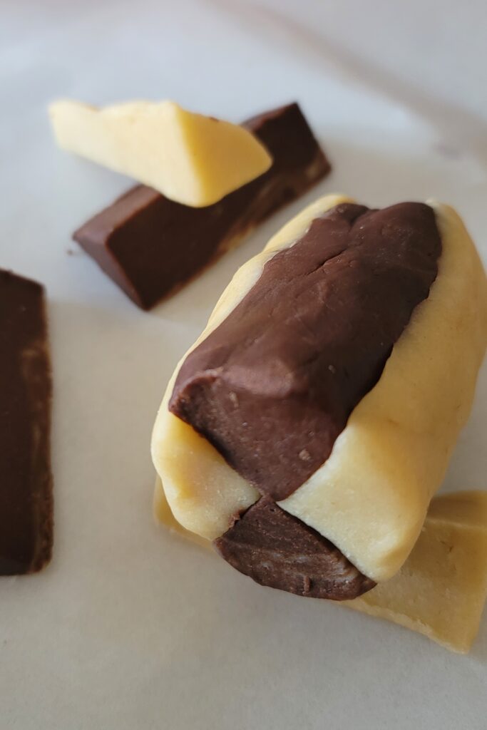 Chocolate and Vanilla Pinwheel Cookies - Plated for Two
